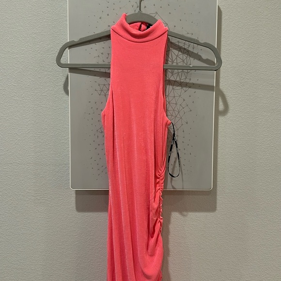 SER.O.YA | Dresses | Seroya Neon Pink Delta Dress Nwt In Xs | Poshmark
